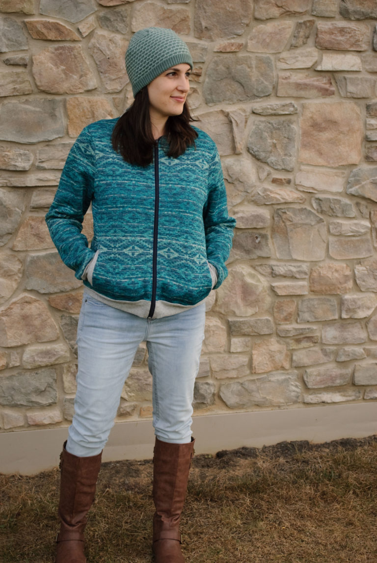 Women's Ollie Bomber Jacket PDF Pattern - Sew a Little Seam