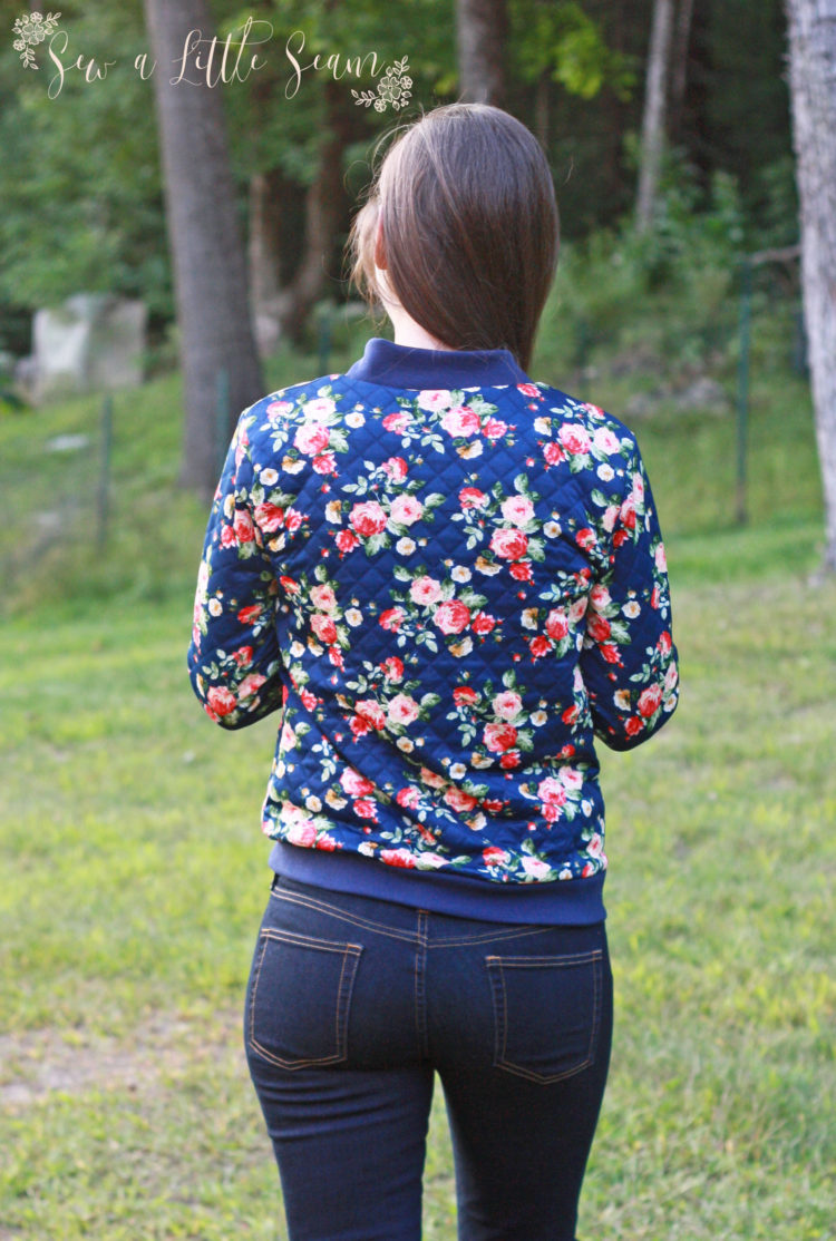 Women's Ollie Bomber Jacket PDF Pattern - Sew a Little Seam