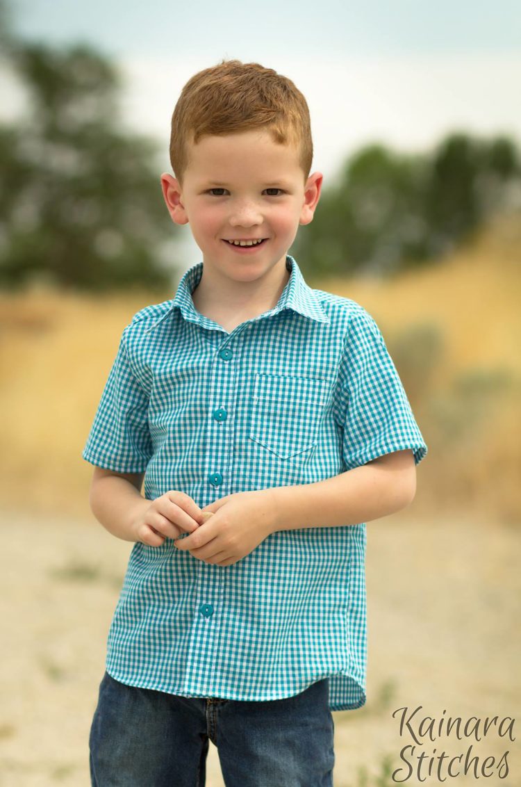 Birch Button Up PDF Pattern 3 months - 16 years - Sew a Little Seam
