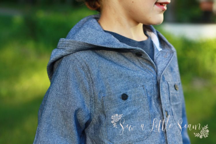 Birch Button Up PDF Pattern 3 months - 16 years - Sew a Little Seam