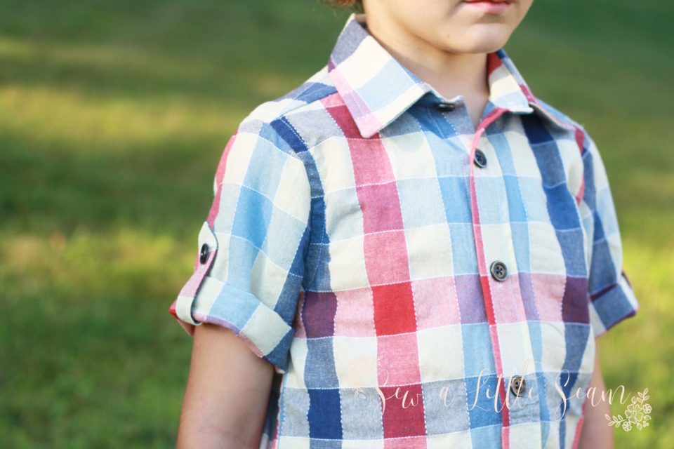 Birch Button Up PDF Pattern 3 months - 16 years - Sew a Little Seam